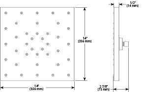 Essential™ Shower Series | 14” Linear Square H2Okinetic® Single ...