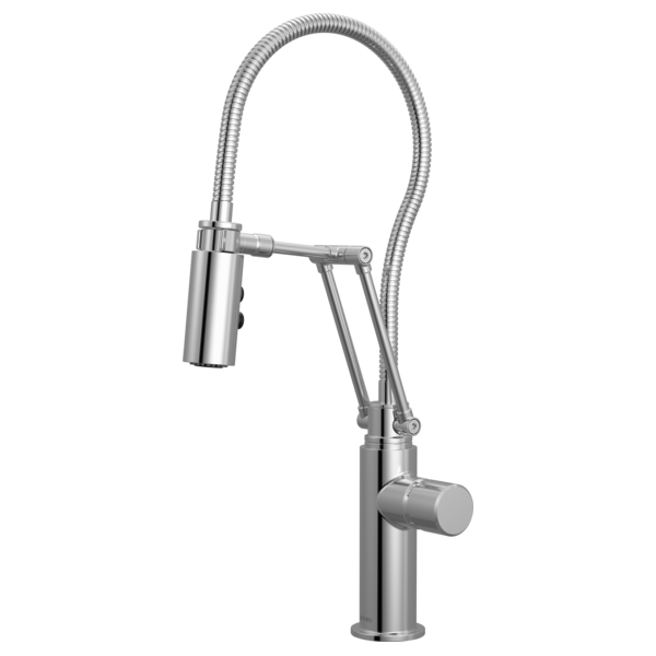 Odin® | Articulating Kitchen Faucet with Finished Hose - Less Handle