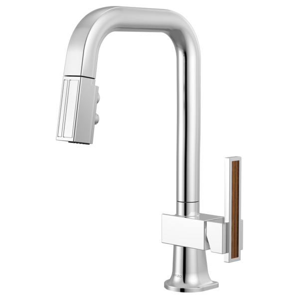 Frank Lloyd Wright® Kitchen Collection by Brizo® | Pull-Down Prep Faucet with Square Spout ...