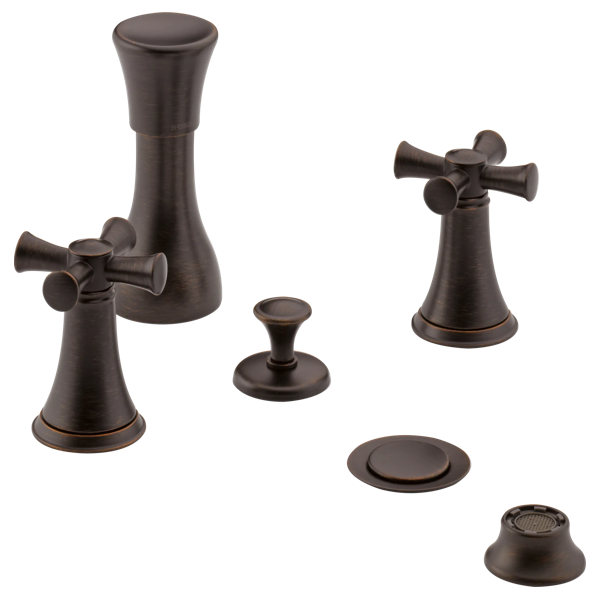 Baliza® | 4-Hole Mount Bidet Faucet with Vacuum Breaker - Less Handles