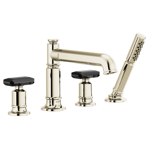 Invari® | Roman Tub Faucet With Handshower - Less Handles