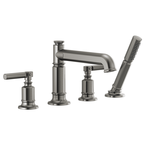 Invari® | Roman Tub Faucet With Handshower - Less Handles