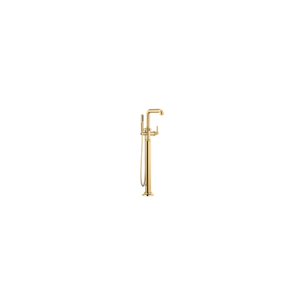 Invari® | Single-Handle Floor Mount Tub Filler - Less Handle