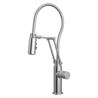 Odin® | Articulating Kitchen Faucet with Finished Hose - Less Handle