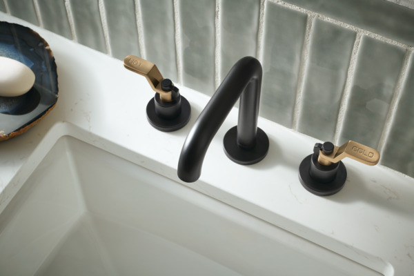 Litze® | Widespread Lavatory Faucet With High Spout - Less Handles