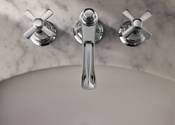 Rook® | Widespread Lavatory Faucet with Channel Spout - Less Handles 1. ...