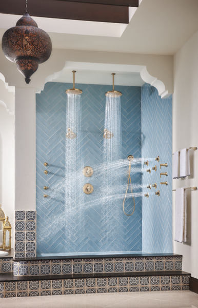 Essential™ Shower Series | 10" Linear Round Single-Function Raincan ...