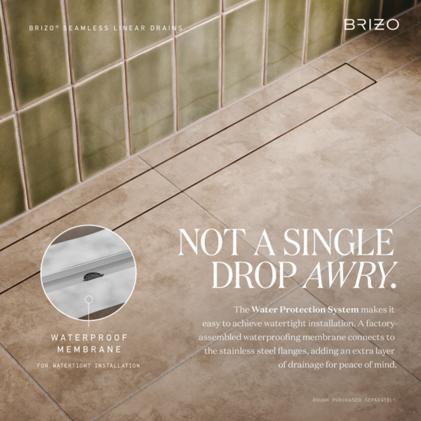 Brizo | 24" Seamless Linear Shower Drain