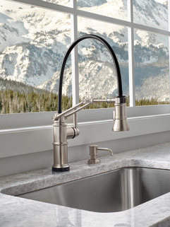Artesso® | Single Handle Articulating Kitchen Kitchen Faucet with ...