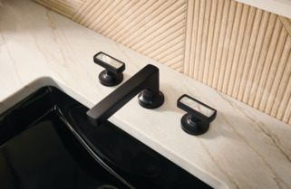 Kintsu® | Widespread Lavatory Faucet with Low Spout - Less Handles