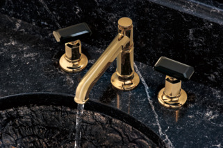 Invari® | Widespread Lavatory Faucet with Column Spout - Less Handles 1 ...