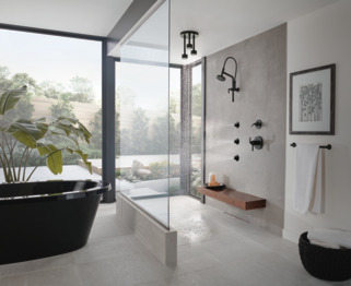 Essential™ Shower Series | Linear Round Single-Function H2Okinetic ...