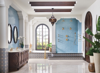 Essential™ Shower Series | 10" Linear Round Single-Function Raincan ...