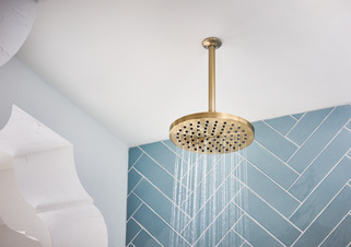 Essential™ Shower Series | 10" Linear Round Single-Function Raincan ...