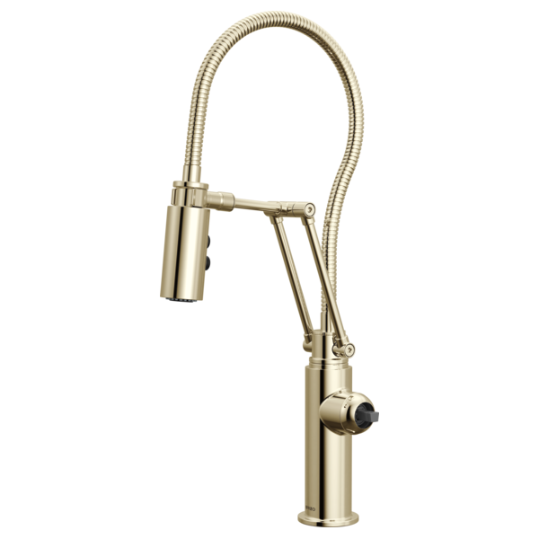 Odin® | Articulating Kitchen Faucet with Finished Hose - Less Handle