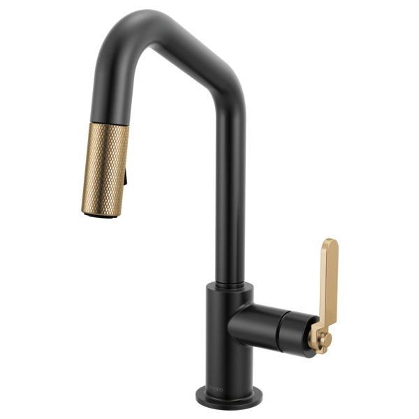 Litze® | Pull-Down Prep Faucet with Angle Spout - Industrial Handle