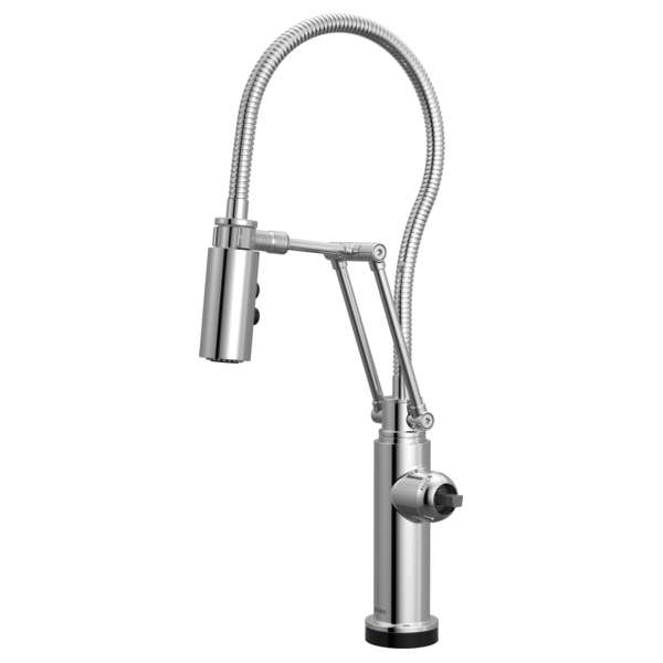 Odin® | SmartTouch® Articulating Kitchen Faucet with Finished Hose ...