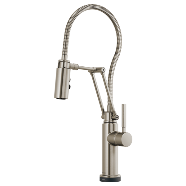 Solna® | SmartTouch® Articulating Kitchen Faucet With Finished Hose