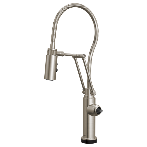 Odin® | SmartTouch® Articulating Kitchen Faucet with Finished Hose ...
