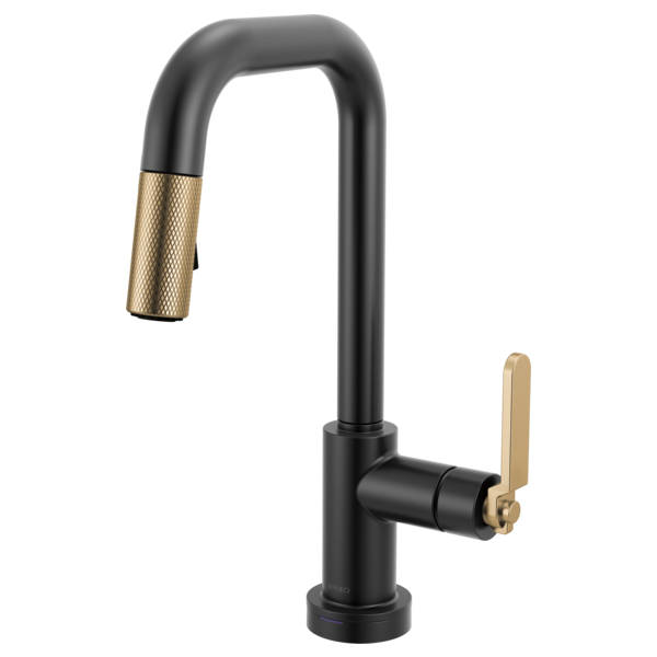 Litze® | Smarttouch Pull-Down Prep Faucet with Square Spout - Industrial Handle