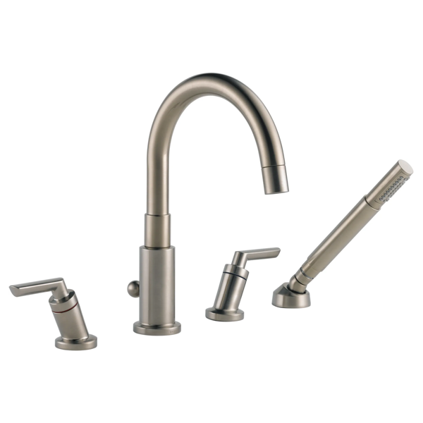 Trevi | Roman Tub with Hand Shower - Complete Rough & Trim, Lever Handles