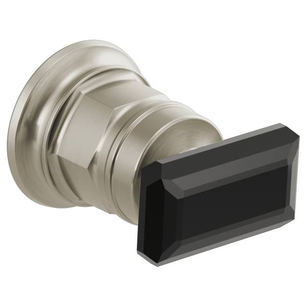 Invari® | Wall Mount Lavatory Black Crystal Knob Handle Kit
