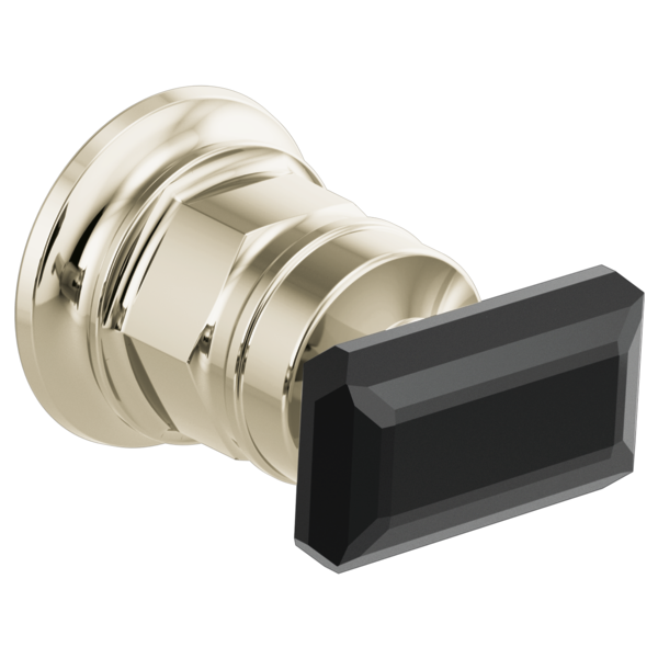 Invari® | Wall Mount Lavatory Black Crystal Knob Handle Kit