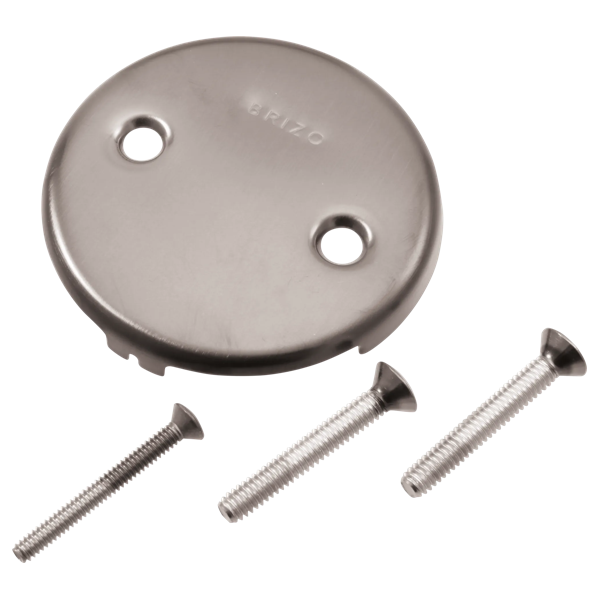 Brizo | Toe-Operated Overflow Plate With Screws