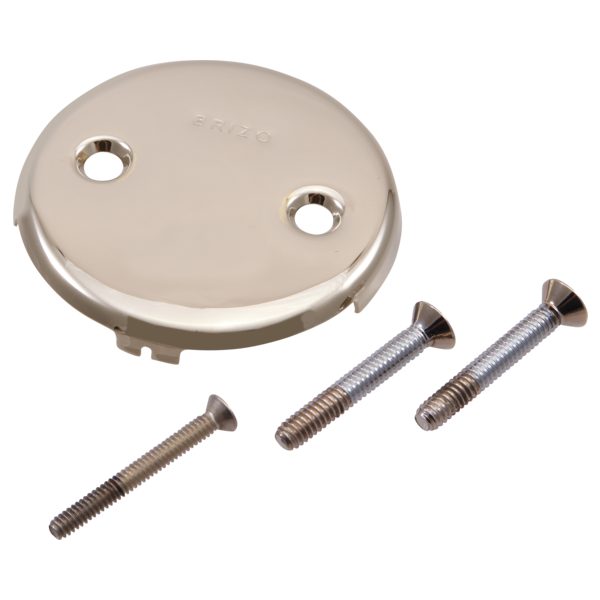 Brizo | Toe-Operated Overflow Plate With Screws
