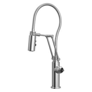 Odin® | Articulating Kitchen Faucet with Finished Hose - Less Handle
