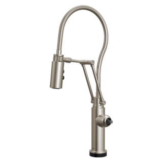 Odin® | SmartTouch® Articulating Kitchen Faucet with Finished Hose ...