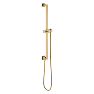 Essential™ Shower Series | Linear Square Slide Bar With Hose