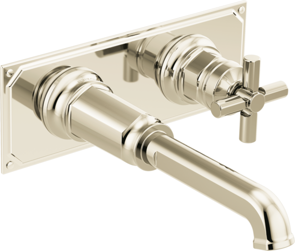 Invari® | Two-Hole, Single-Handle Wall Mount Lavatory Faucet - Less ...